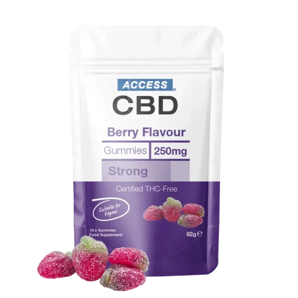 Best CBD Gummies Berry 250mg - BRITISH CANNABIS™ Best CBD UK